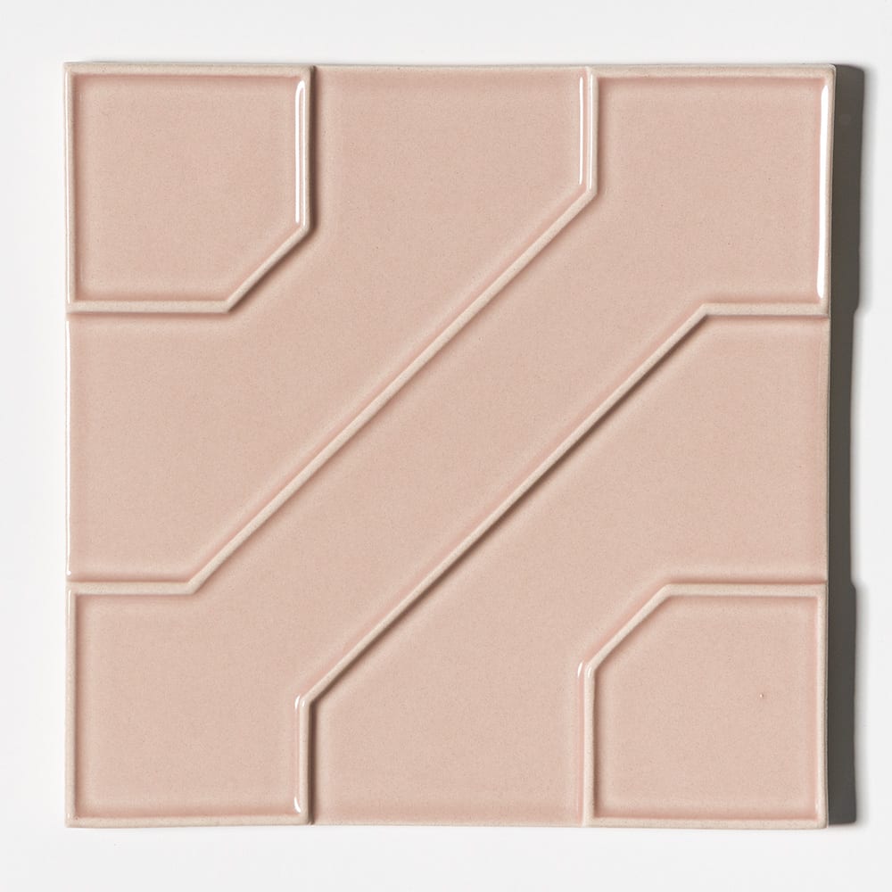 Violet Plum Glossy Kodye Ceramic Accent Tiles 8x8
