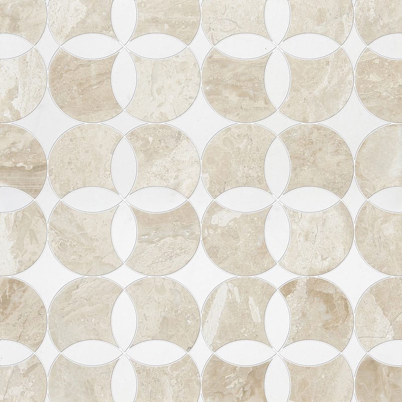 Diana Royal, Snow White Constantine Marble Mosaic |13x13 | Marble ...