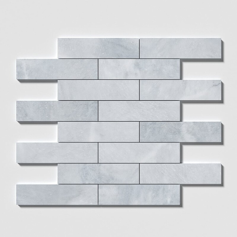 Allure Light Honed Subway Marble Tiles 3x12