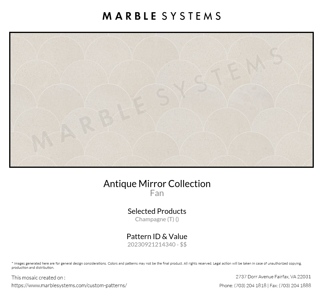 Fan | Marble Systems, Marble Supplier, Marble Travertine Granite Tile