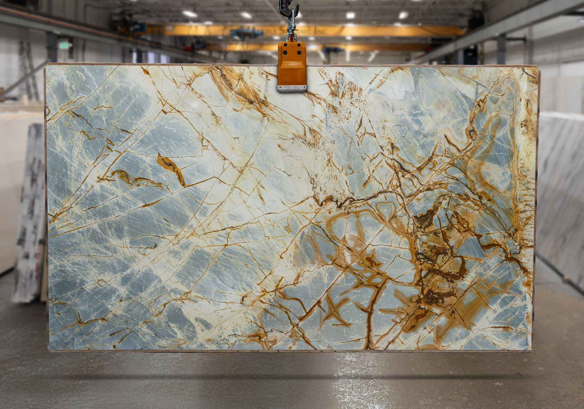 Mount Rainier Polished Quartzite Slab Random