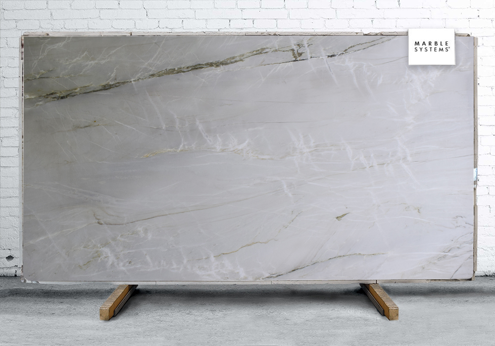 Bianco Superiore Polished Quartzite Slab Random 1 1/4 | Marble Systems ...